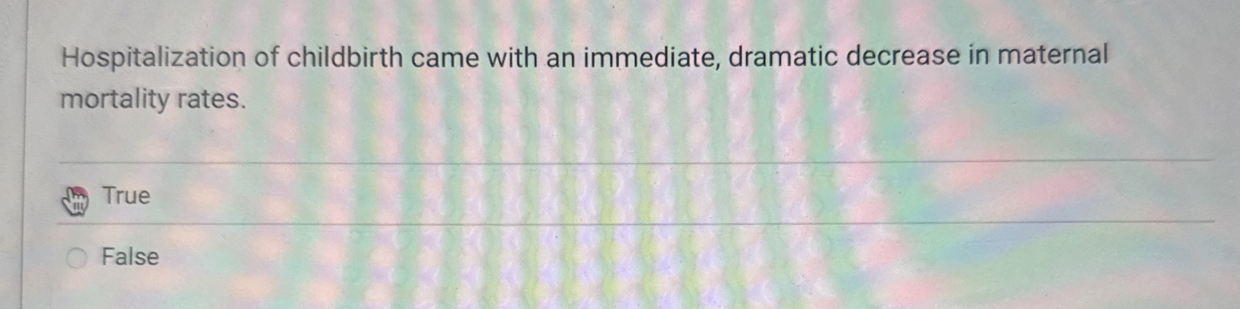 Solved Hospitalization of childbirth came with an immediate, | Chegg.com