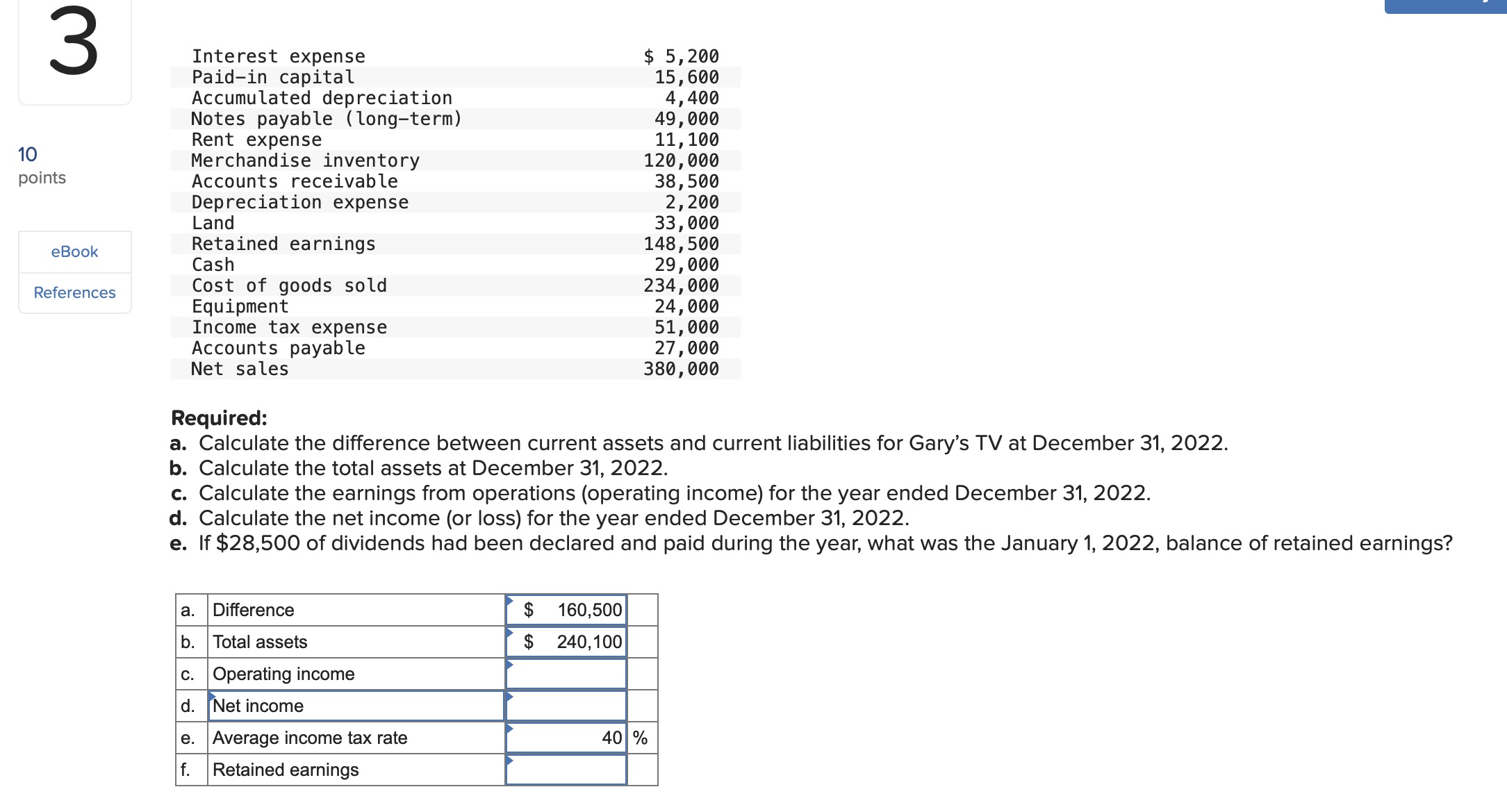 Solved a. ﻿Calculate the difference between current assets | Chegg.com