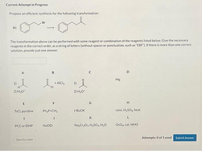 Solved Current Attempt in Progress Propose an efficient | Chegg.com