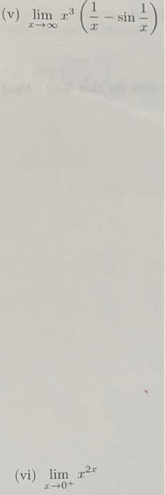 Solved 1. (18 points) Evalutate the following limits. Use | Chegg.com