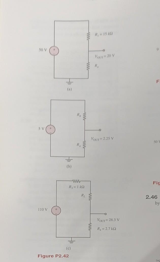 Solved For the circuits of Figure P2.42, determine | Chegg.com