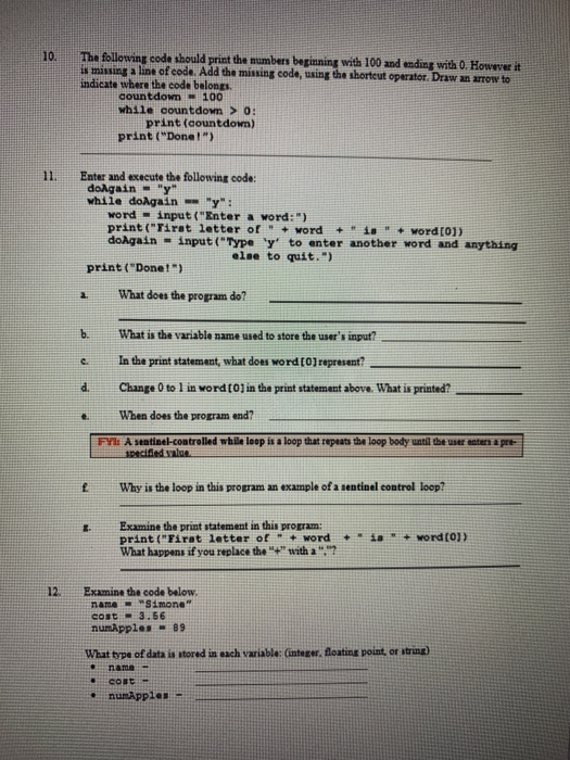 Solved Python Activity 08 While Loops Pogil 1