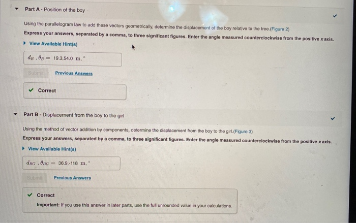 Solved Learning Goal: To be able to add and subtract vectors | Chegg.com