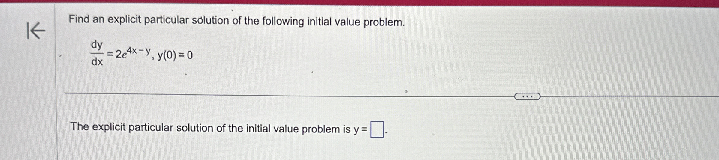 Solved Find an explicit particular solution of the following | Chegg.com