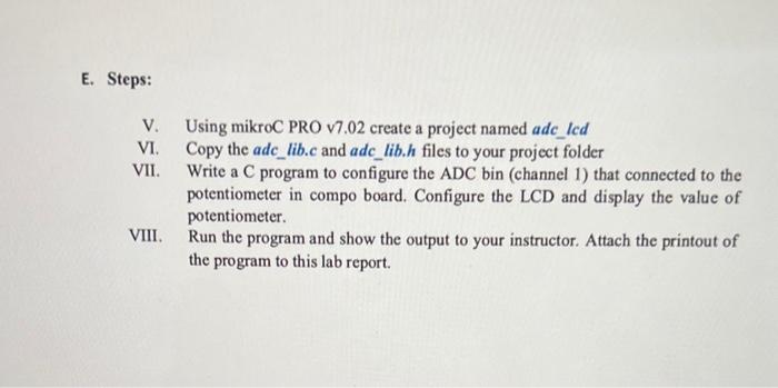 A. Target Skill: Coding in C language using mikroC | Chegg.com