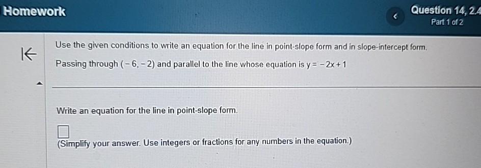 Solved HomeworkQuestion 14, 2 .Part 1 ﻿of 2Use the given | Chegg.com