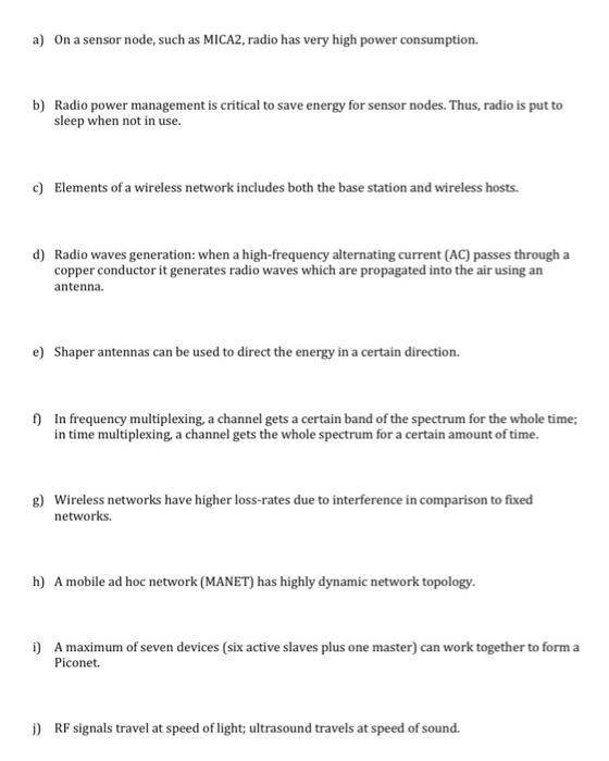 Solved Determine Whether Each Of The Following Statements Is