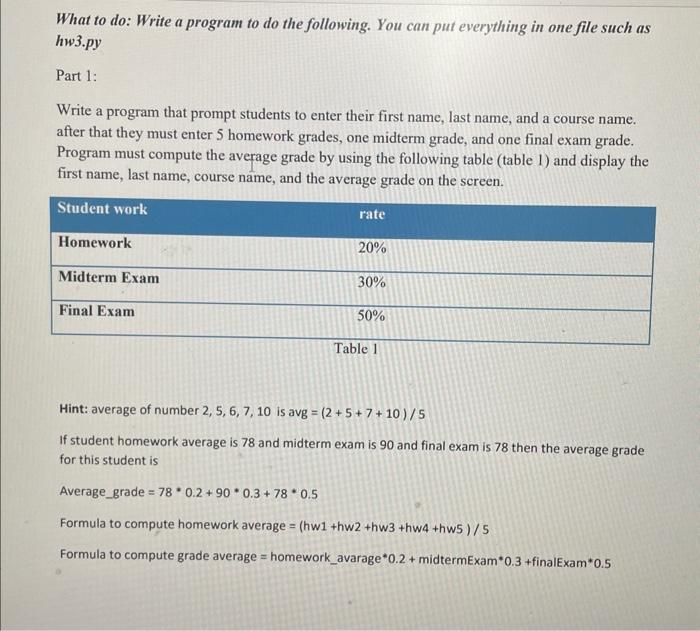 Solved What to do: Write a program to do the following. You | Chegg.com