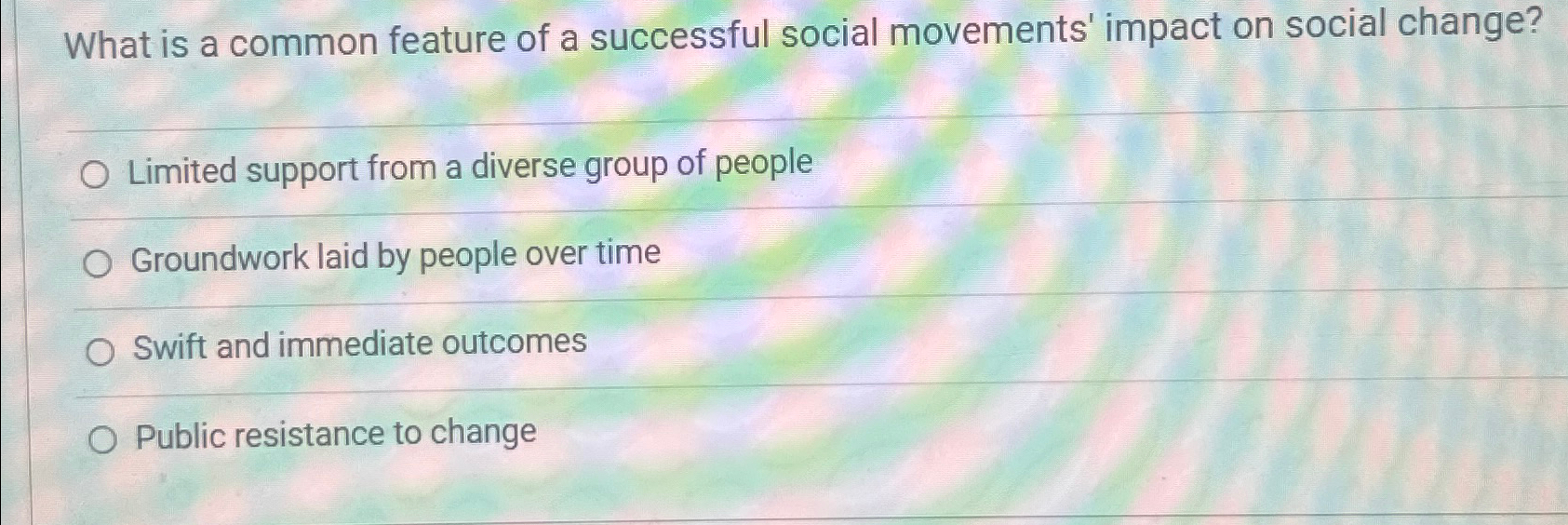 Solved What is a common feature of a successful social | Chegg.com