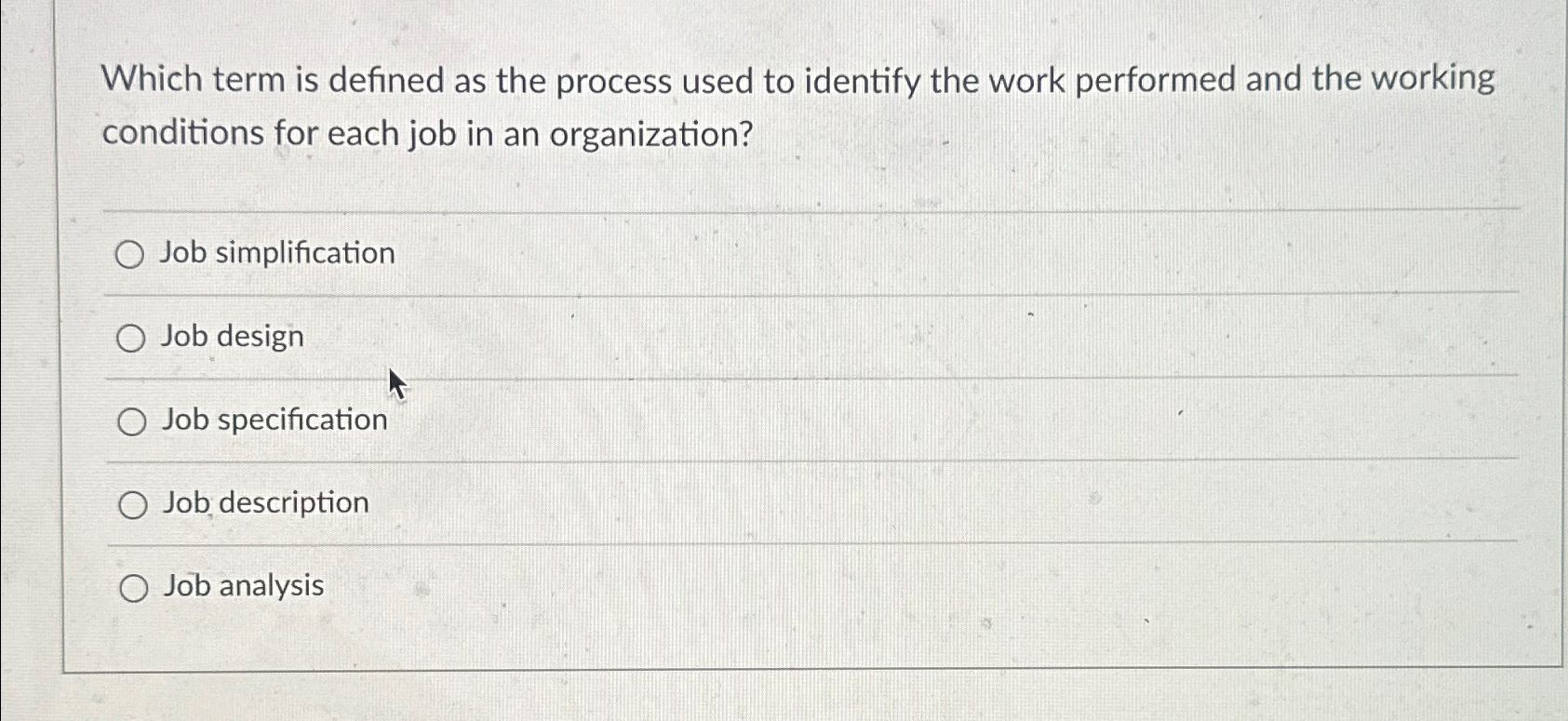 Solved Which term is defined as the process used to identify | Chegg.com
