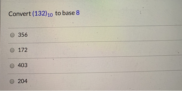 Solved What is the base 10 expansion of (10110011)2 O 179 o | Chegg.com
