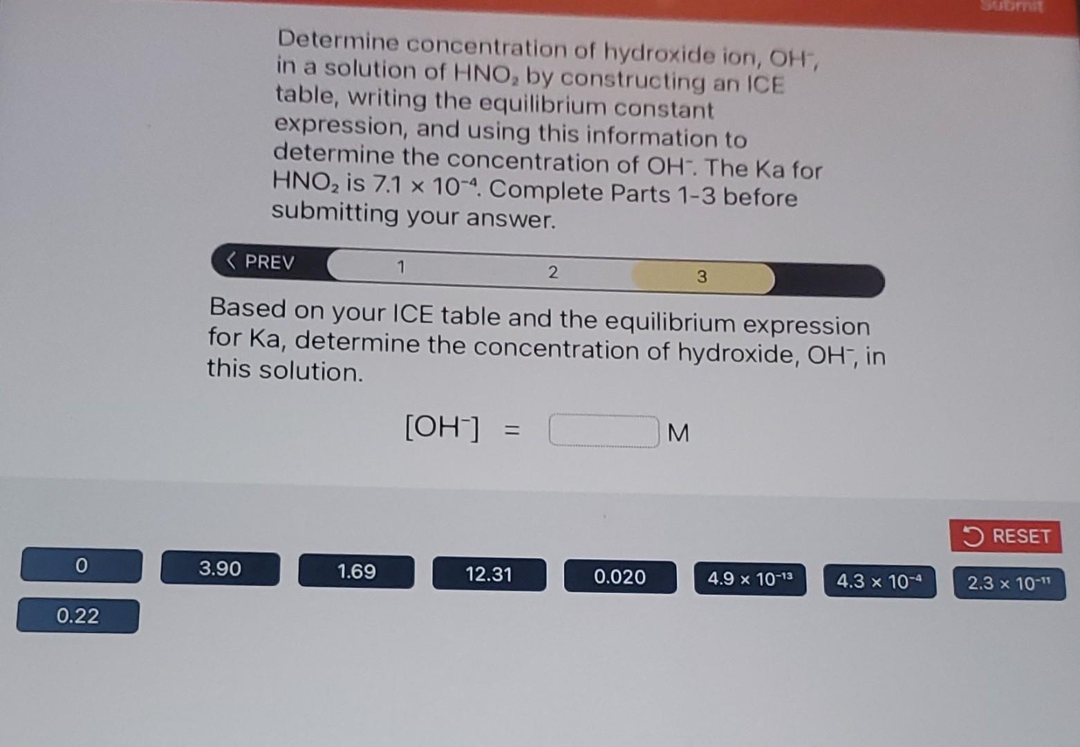 Solved +2x Initial (M) Change (M) Equilibrium (M 1.4 x 10+ | Chegg.com