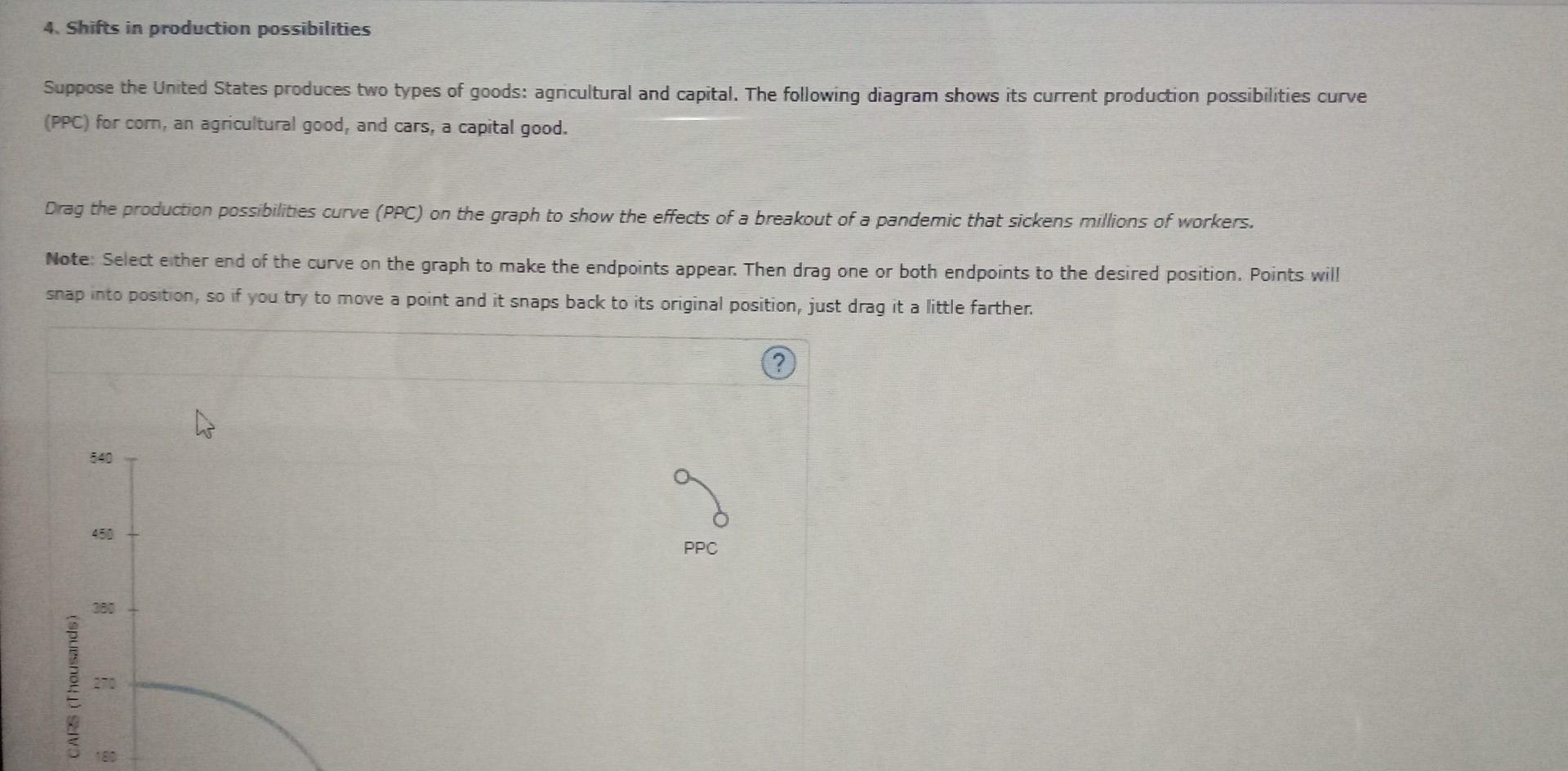 Solved snap into position, so if you try to move a point | Chegg.com