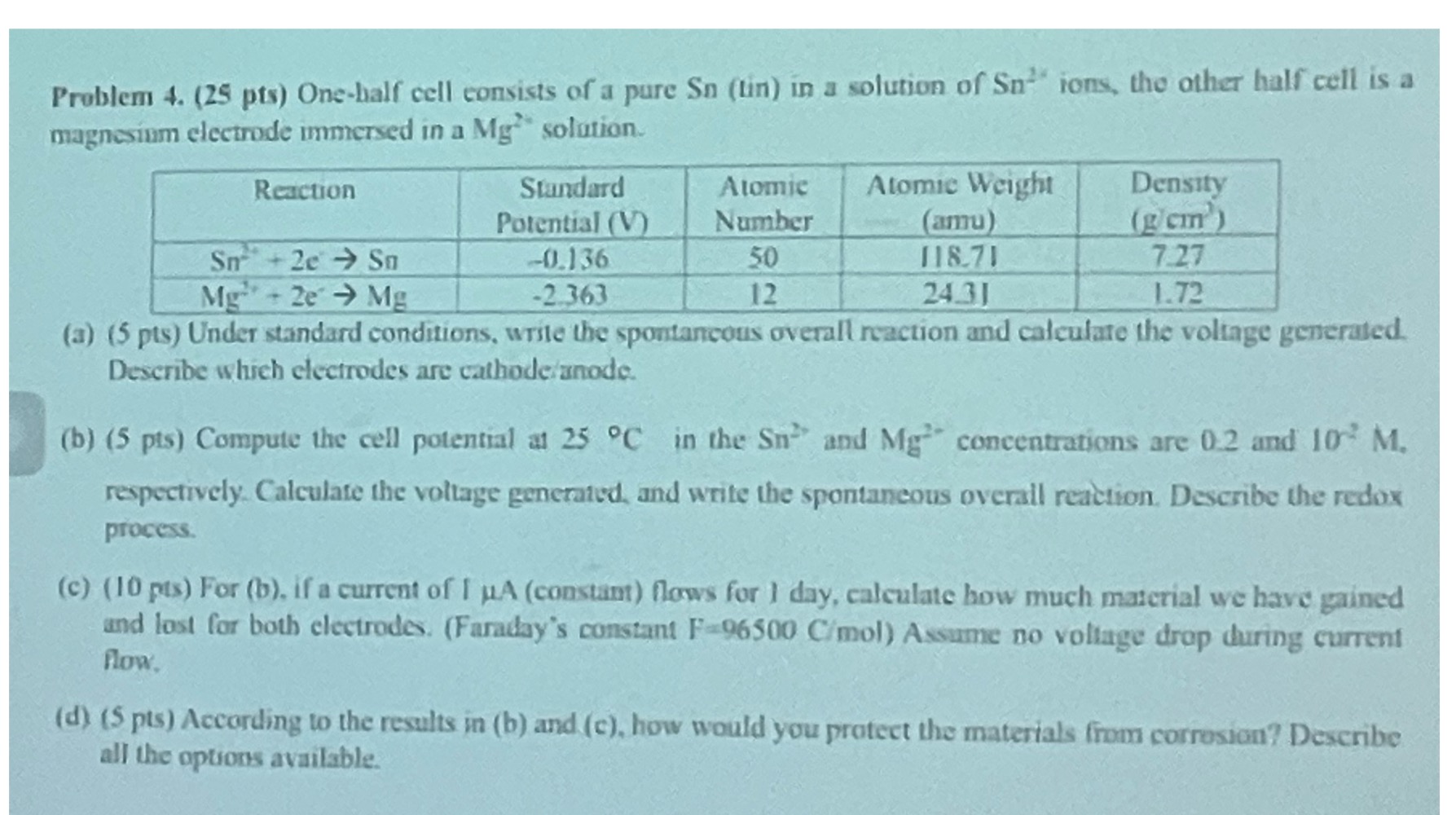 Solved Problem 3. (25 ﻿pts) ﻿Semiconductors, Consult the | Chegg.com