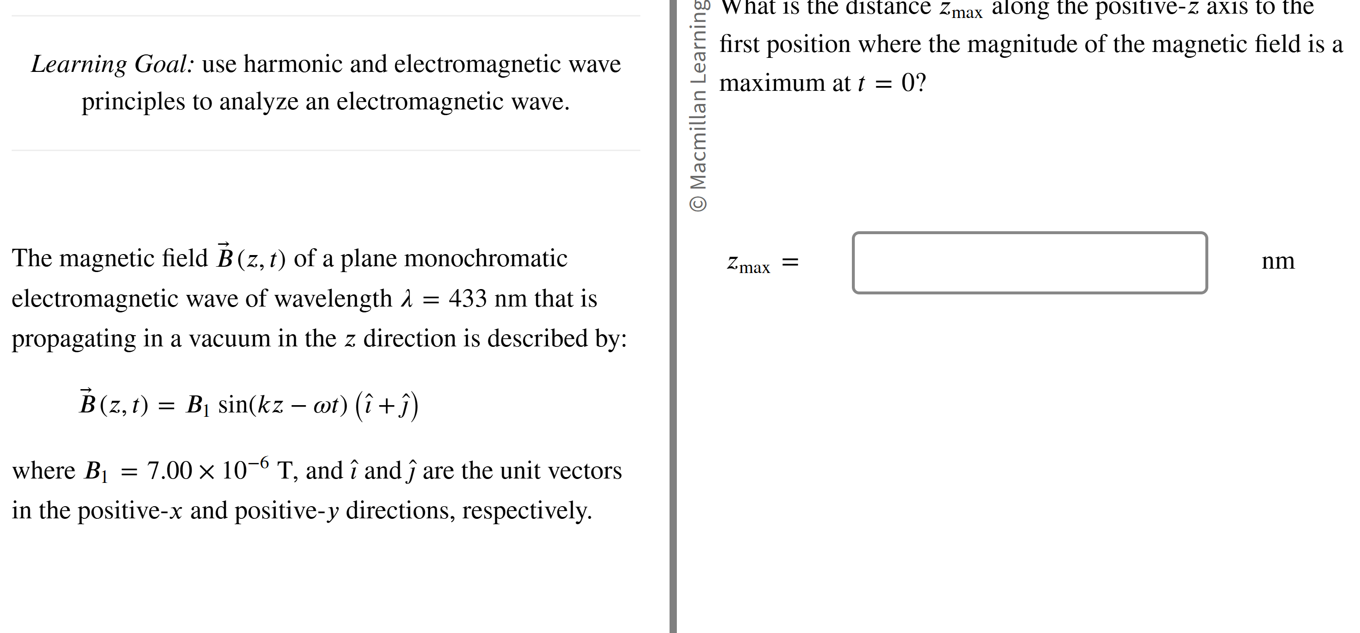 Solved Learning Goal: use harmonic and electromagnetic | Chegg.com
