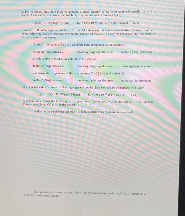 Solved For problems involving calculations you must show | Chegg.com