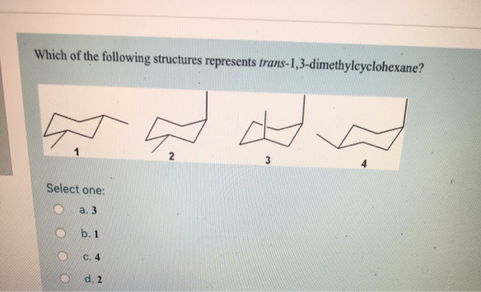 Solved Which of the following structures represents | Chegg.com