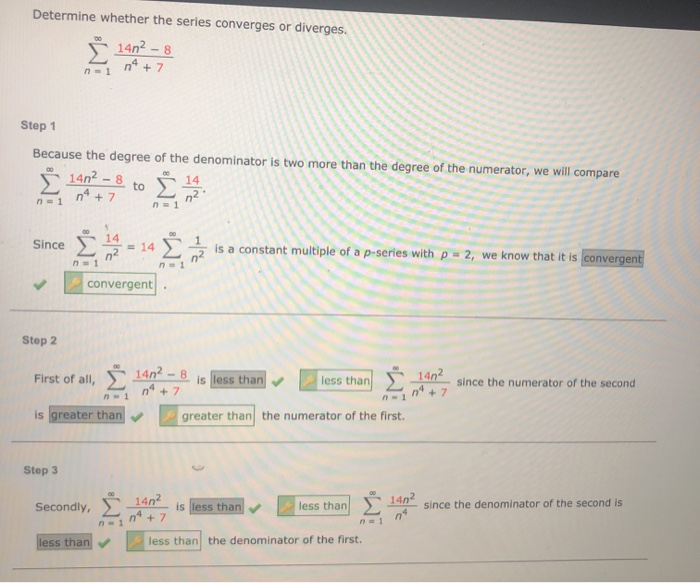 Solved Determine whether the series converges or diverges. | Chegg.com