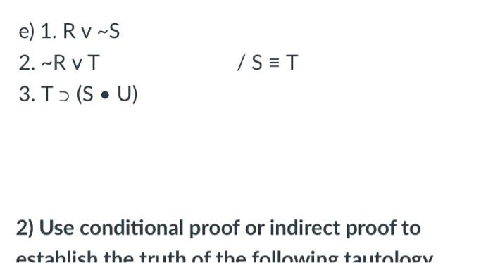 Solved 3) Use conditional proof to derive the conclusion of | Chegg.com