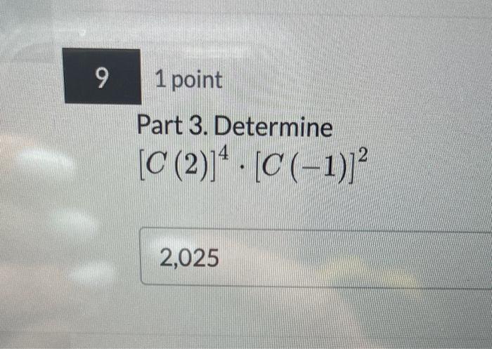 Solved Now, find your answers to all of the "Part 3 ' | Chegg.com