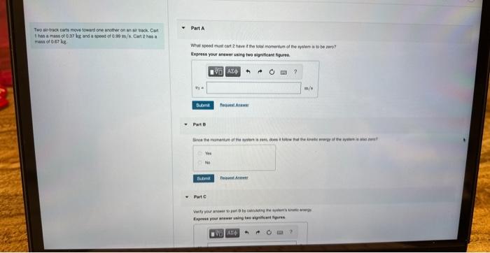 Solved Part A 1 has a rass of 0.37 hig and a spees or | Chegg.com