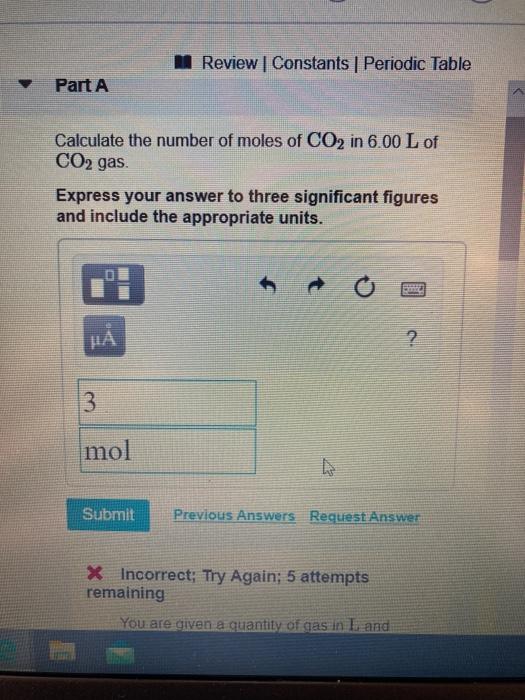 Solved Review Constants | Periodic Table Part A Calculate | Chegg.com