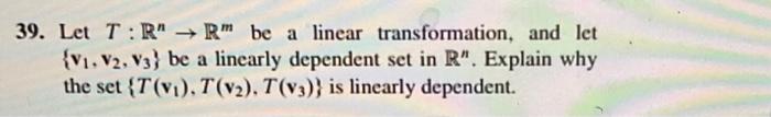 Solved In Exercises 33-36, determine if the specified linear | Chegg.com