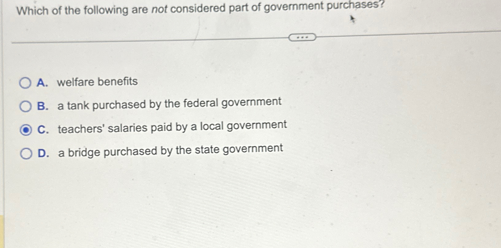 Solved Which of the following are not considered part of | Chegg.com