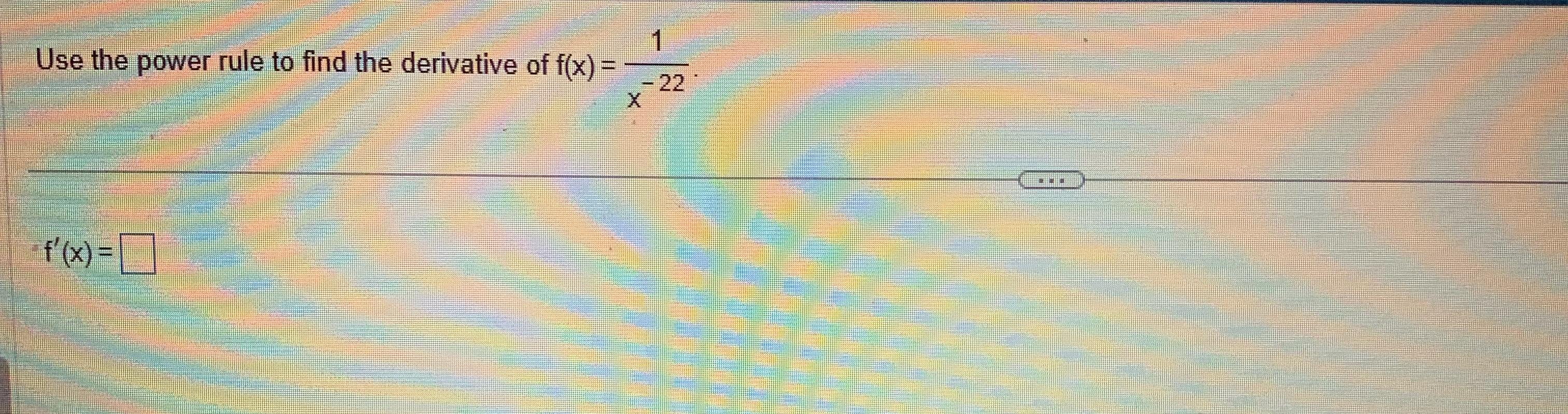 Solved Use the power rule to find the derivative of | Chegg.com