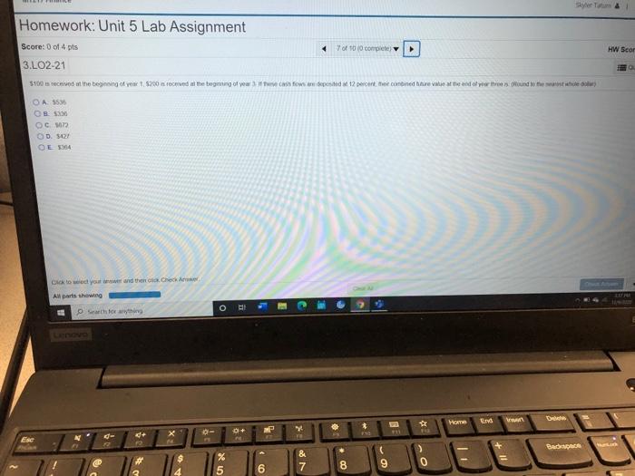 Solved Homework Unit 5 Lab Assignment Score 0 Of 4 Pts 5