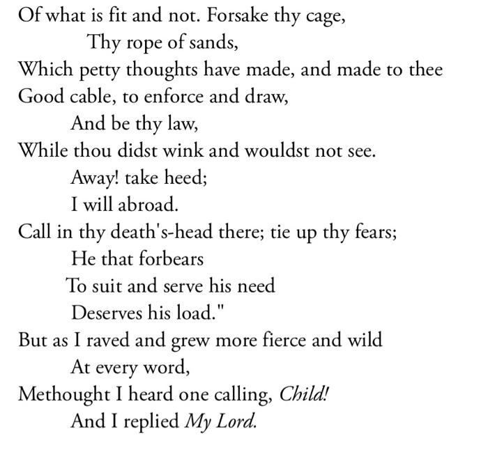 Write a paragraph on the last four lines of "The | Chegg.com