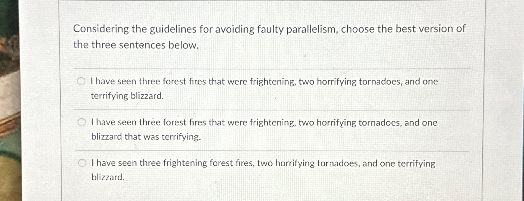 Solved Considering the guidelines for avoiding faulty | Chegg.com