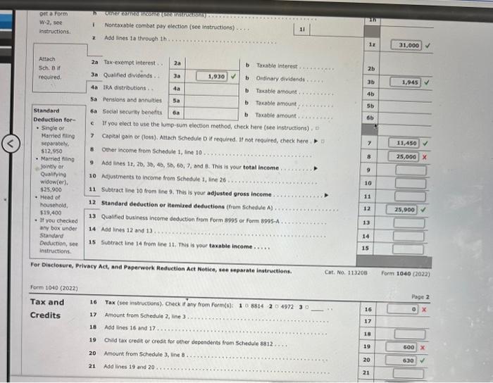 using the extra information ive provided, what are | Chegg.com