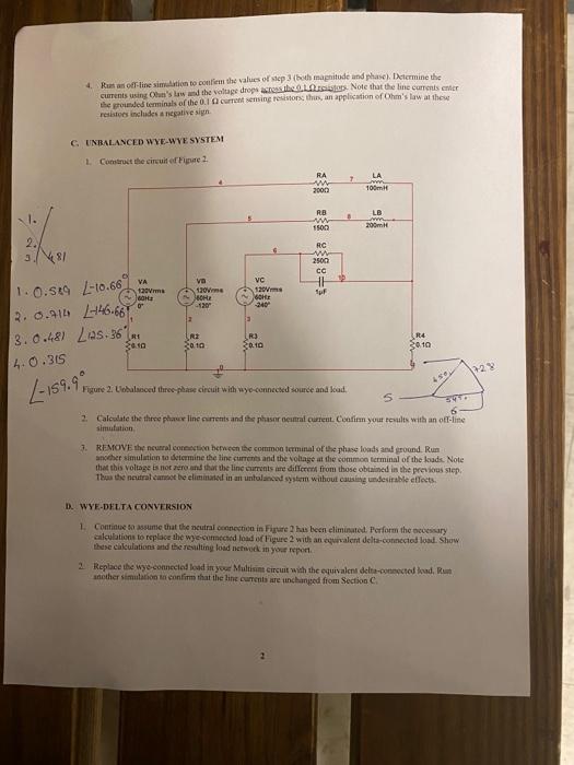 Need Part D - Simualtion diagram and values | Chegg.com