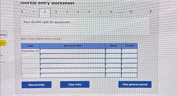 Solved Journal entry worksheet On December 31 , wages of | Chegg.com