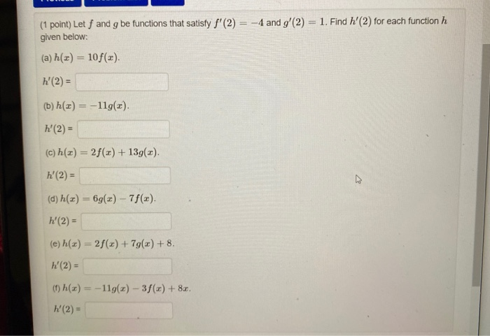 Solved (1 point) Use linear approximation, i.e. the tangent | Chegg.com