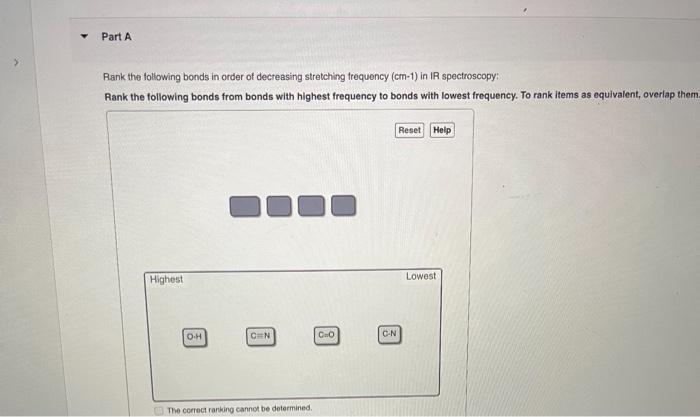 Solved rank the following bonds in order of decreasing | Chegg.com