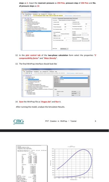 Solved Method: - Explain the process of generating a WINPROP | Chegg.com