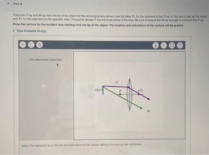 Solved Learning Goal: To understand how to use ray tracing | Chegg.com