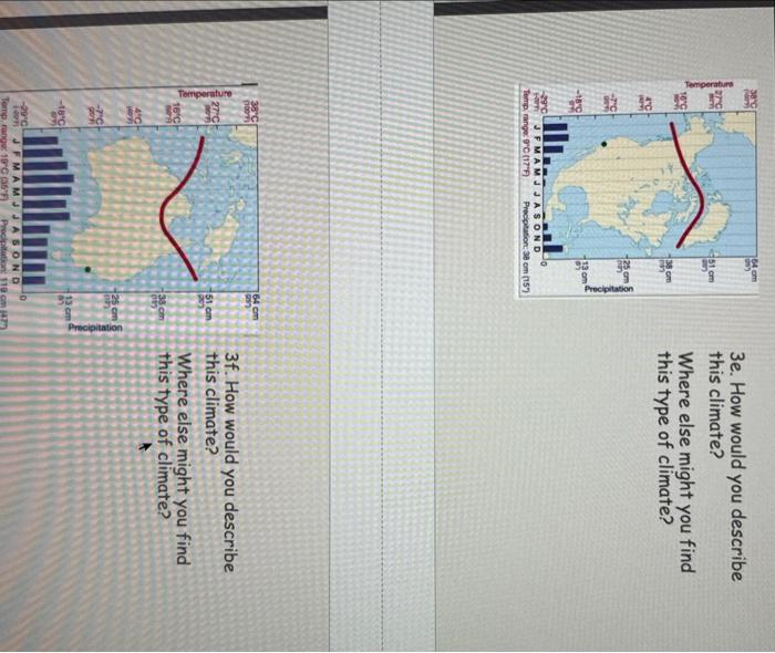 Solved 3. Analyzing global climates patterns using | Chegg.com