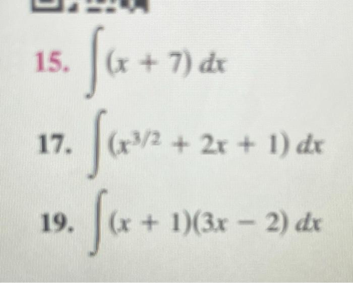 Solved Finding an Indefinite Integral In Exercises 15-36, | Chegg.com