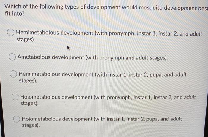 Solved Which of the following types of development would | Chegg.com