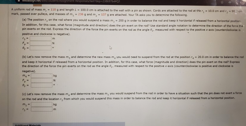 Solved webassign.net web/Student Assignment | Chegg.com