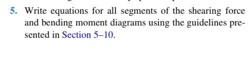 Solved Section 5-10 - Free-Body Diagrams of Parts of | Chegg.com