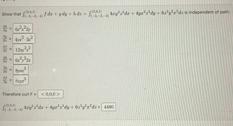 Solved Show that ∫(-3)(2,4,1) ﻿,4,1,-2,-4 ﻿is independent of | Chegg.com