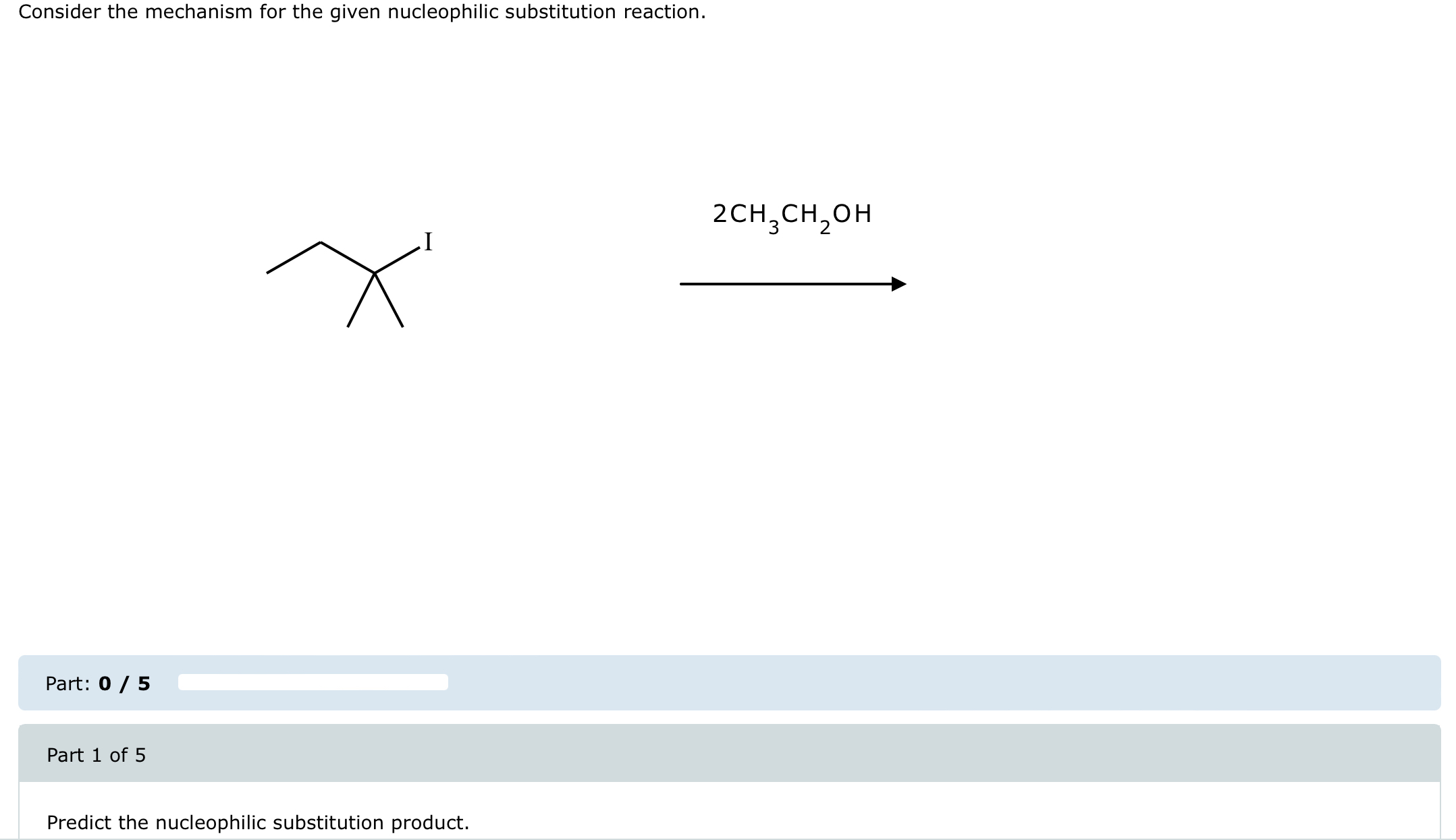Solved Consider the mechanism for the given nucleophilic | Chegg.com