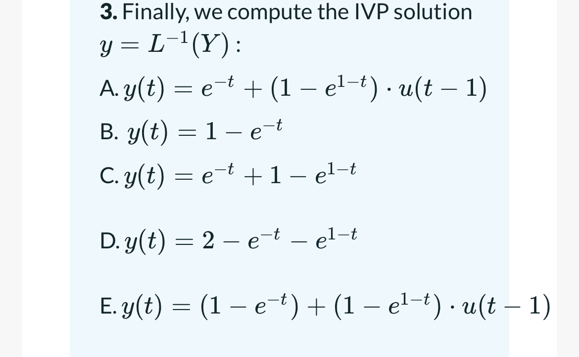 Solved Finally, we compute the IVP | Chegg.com