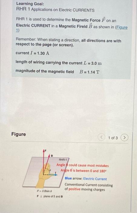 Solved Learning Goal: RHR 1 Applications on Electric | Chegg.com
