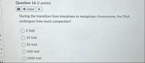 Solved Question 16 (2 ﻿points)During the transition from | Chegg.com