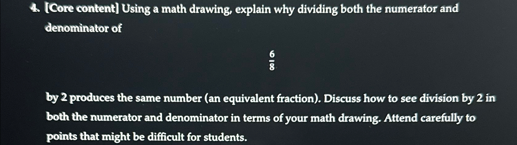 Solved [Core content] ﻿Using a math drawing, explain why | Chegg.com
